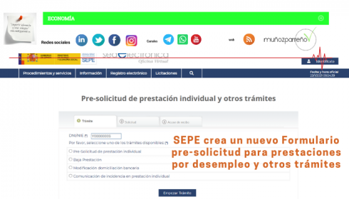 🚀 SEPE Crea Un Nuevo Formulario Pre-solicitud Para Prestaciones Por ...